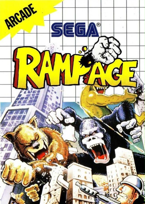 Rampage (1986) - PC, DC, GBA, NES, NGC, PS3, PS, SMS, Xbox 360 - Gra ...